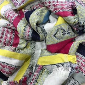 Anthropologie | Accessories | Anthro Striped Jacquard Scarf By Shingora ...